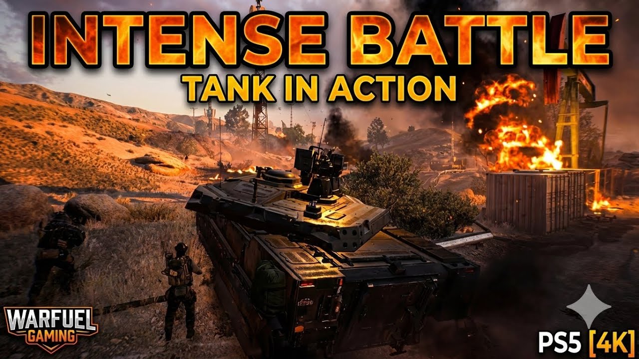 Intense Tank in Action | Battlefield 6 Armored Warfare (PS5) - YouTube