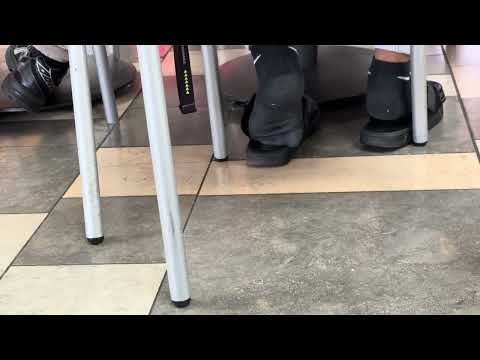 Candid Ebony Feet in Dirty Black Socks pt.2