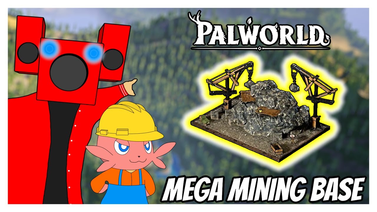 Building the Interior of My MEGA MINING BASE in Palworld! | Come Say Hi! | Palworld Stream - YouTube