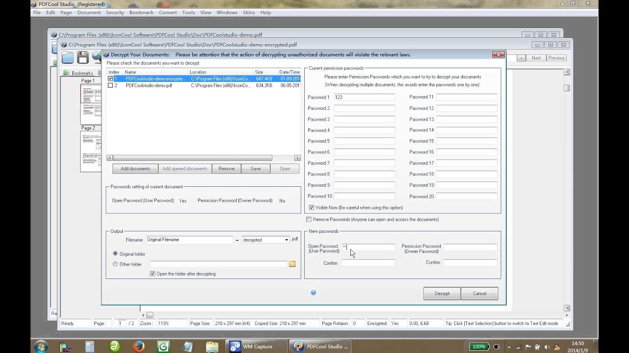 PDFCool Studio How To Decrypt PDF Documents YouTube PDFCool Studio How To Decrypt PDF Documents YouTube