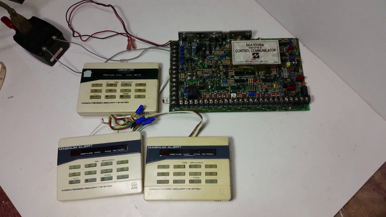 napco ma1016e & magnum rp1016e - YouTube