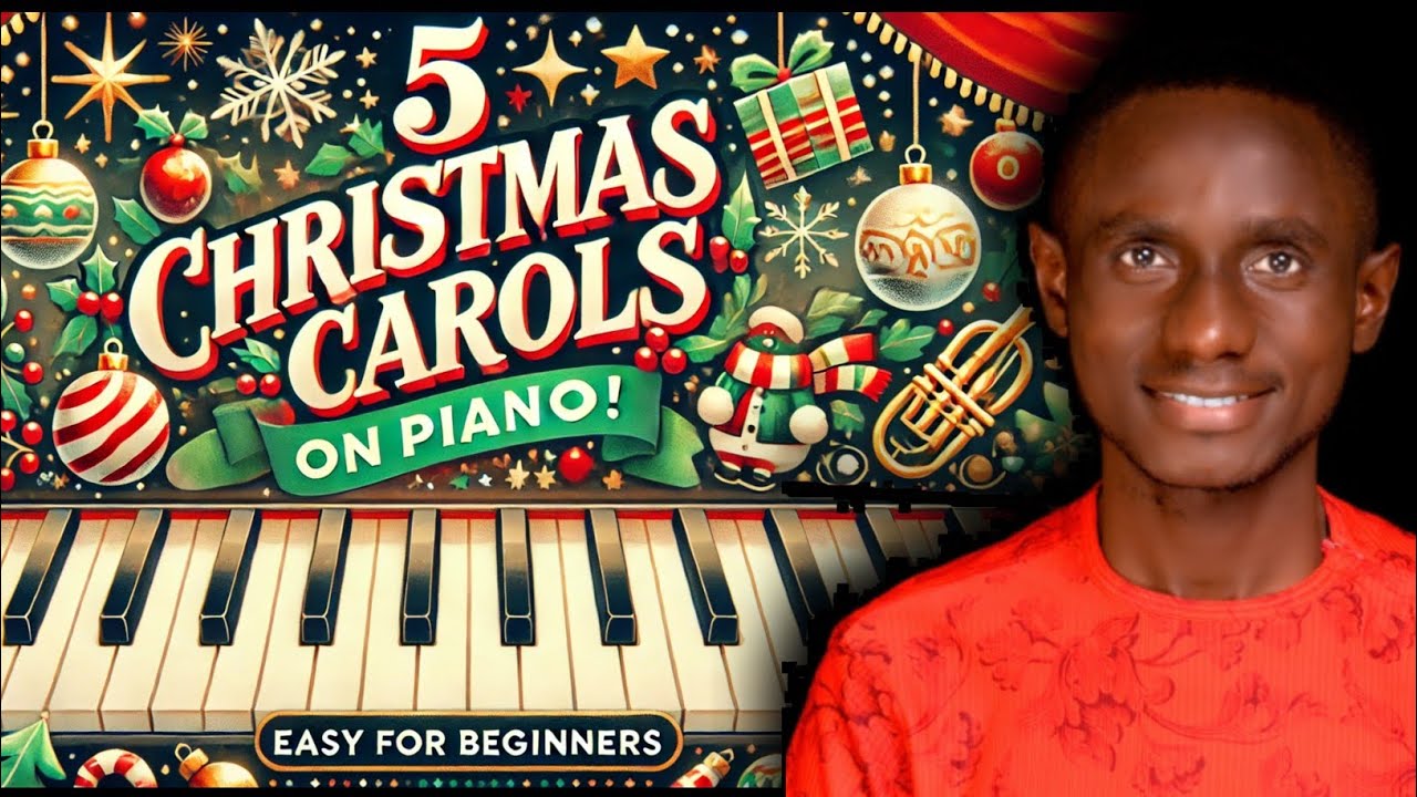 5 Popular Christmas Carols on Piano 🎄 | Beginner-Friendly Tutorial ...