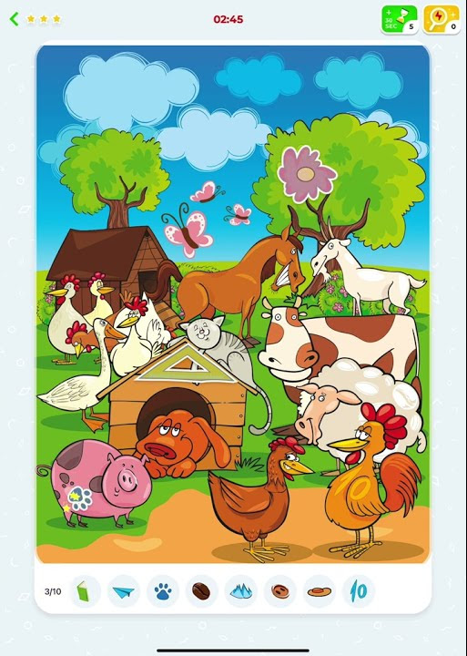 Find The Hidden Objects Puzzle (Farm) Level 2 Gameplay Walkthrough (iOS,Andriod) - YouTube