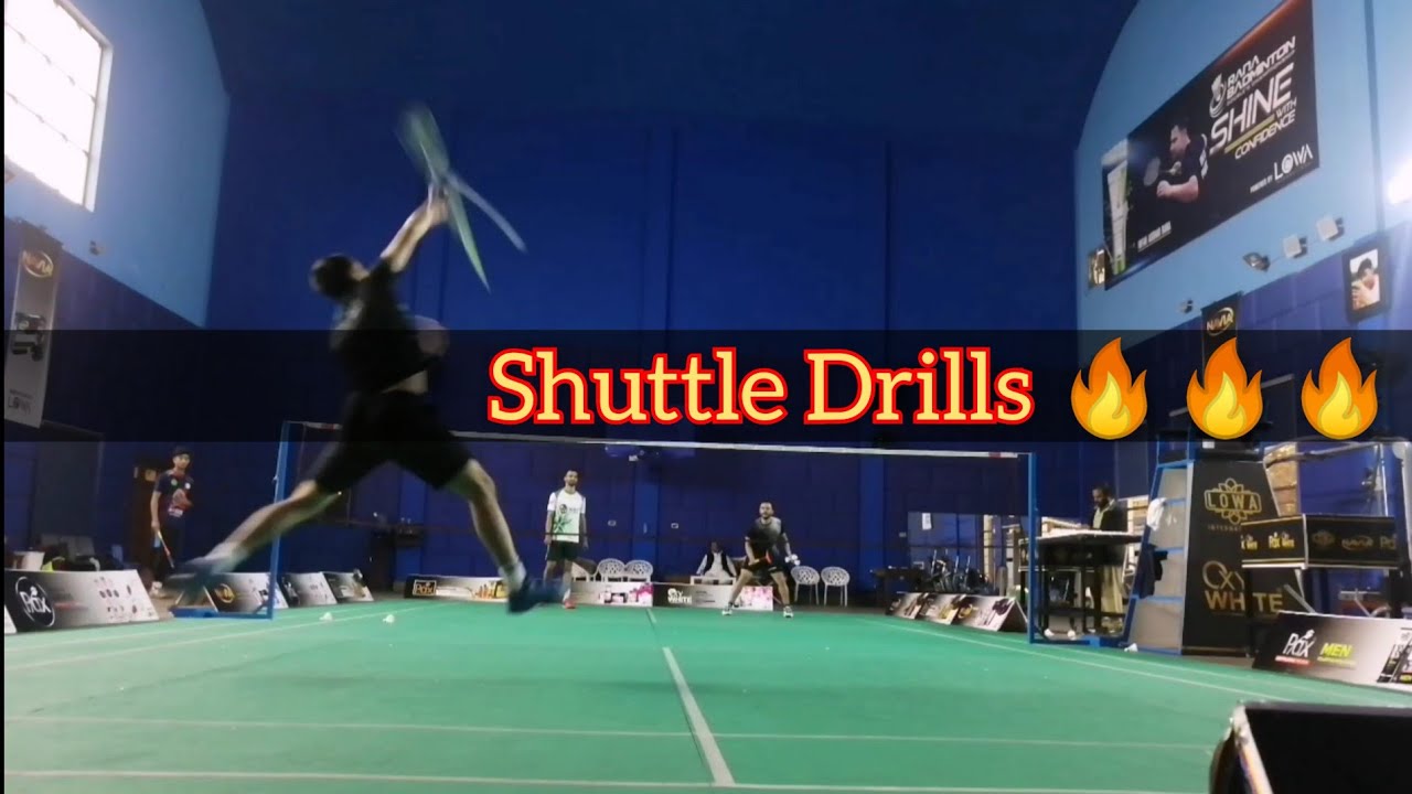 Shuttle drills | Badminton training | Multi shuttle training - YouTube