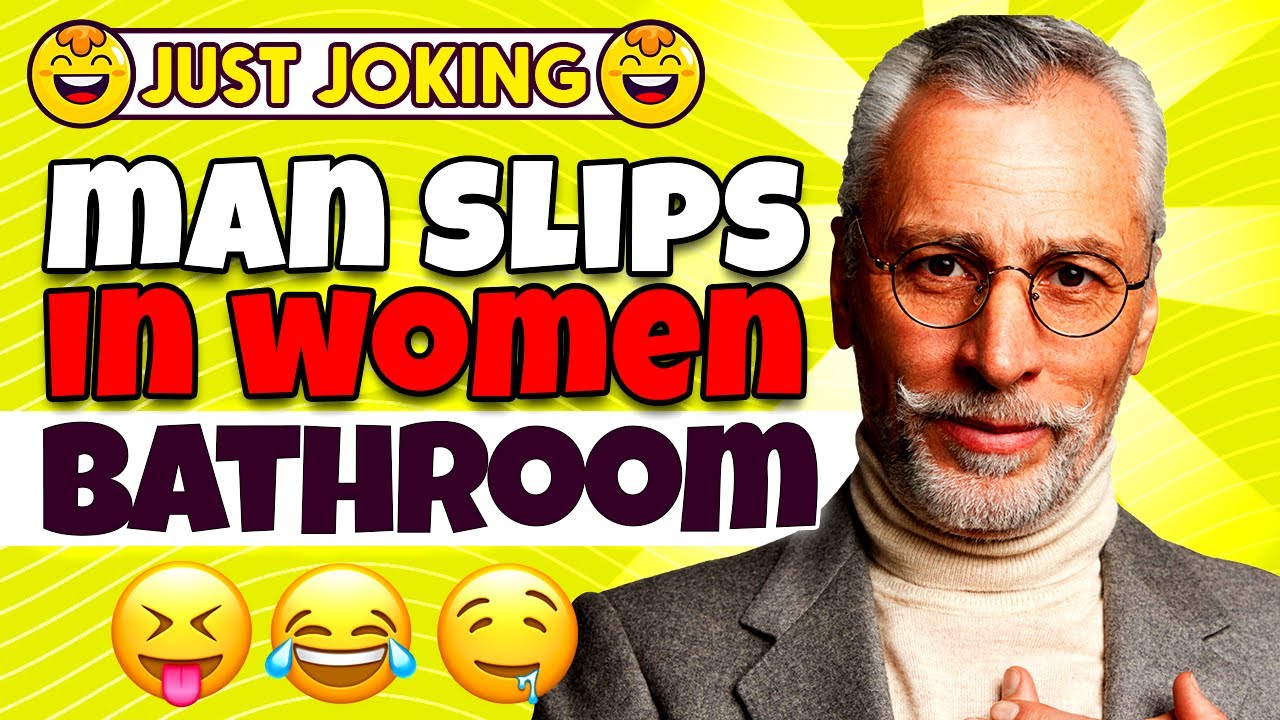 Clean Jokes – He Pressed the Forbidden Button in the Ladies' Room... Big Mistake 😂 | Fun Jokes ...