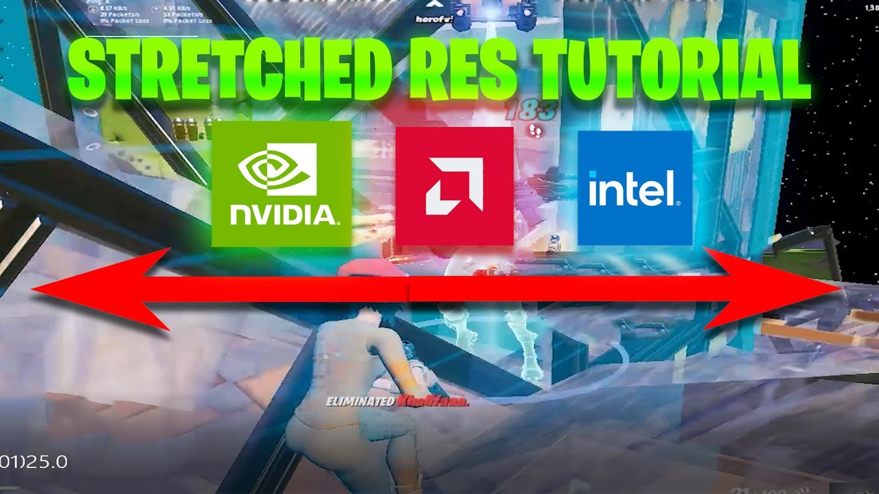 How To Get Stretched Resolution in Fortnite PC! (Nvidia, AMD & Intel) - YouTube