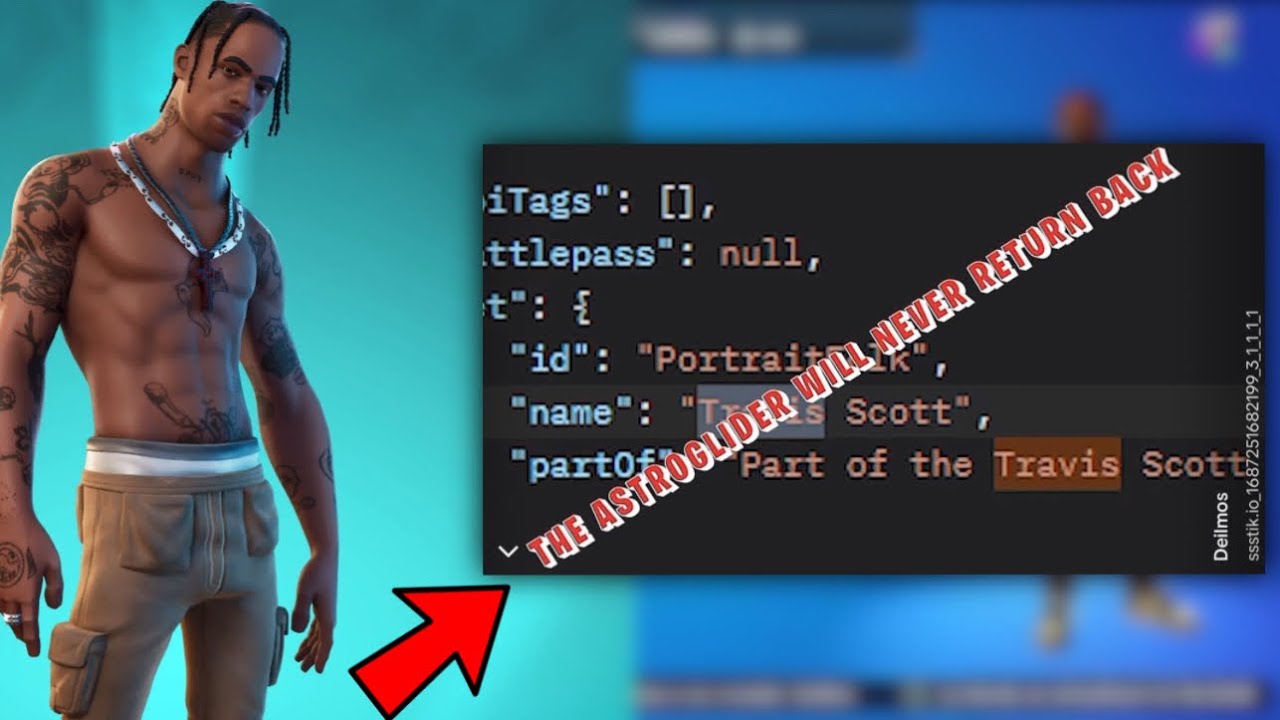 TRAVIS SCOTT IS IN THE GAME FILES FOR DECEMBER 27 IN FORTNITE?? - YouTube