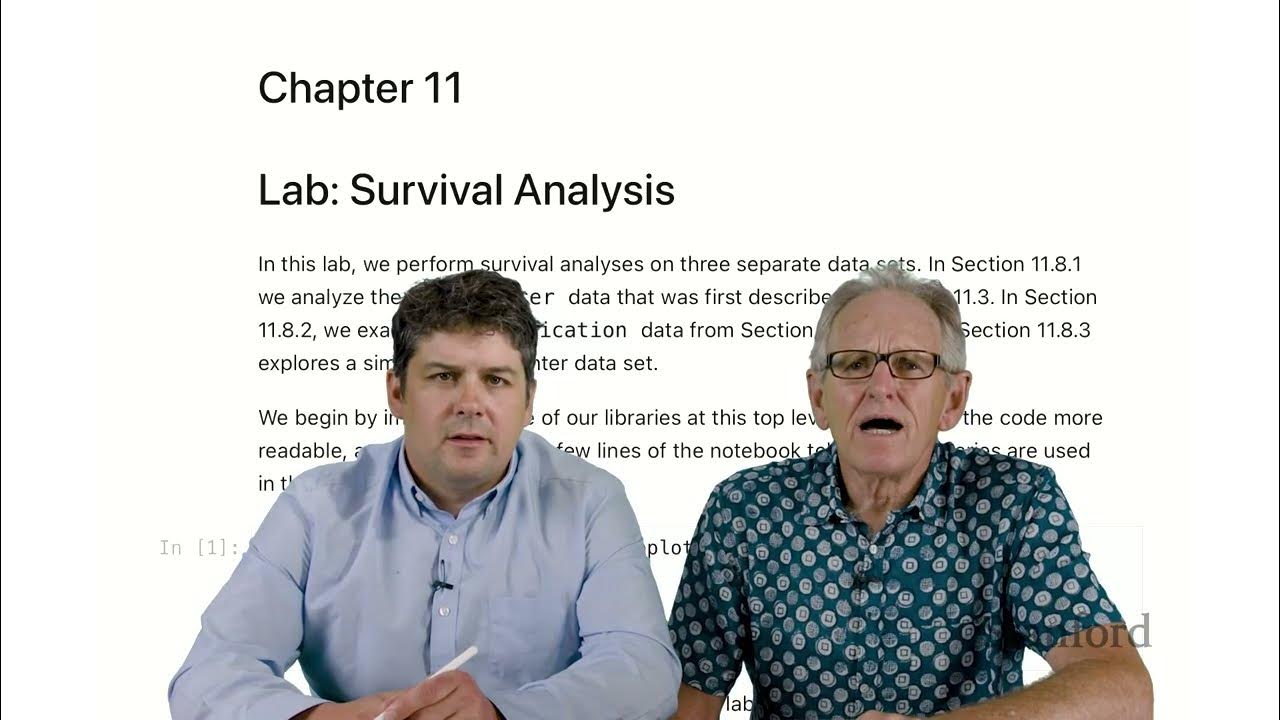 Statistical Learning: 11.Py Cox Model: Brain Cancer Data I 2023 - YouTube