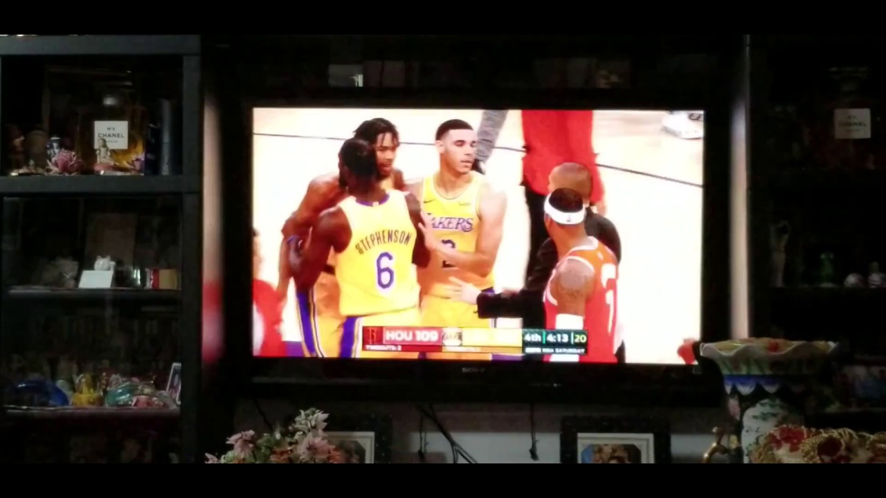 Rockets vs Lakers Fight 10/20/18 - YouTube