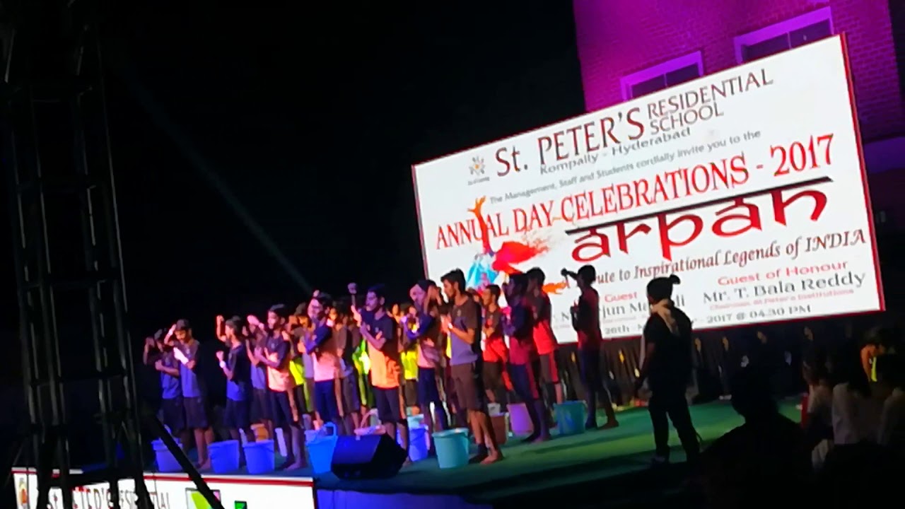 St Peter's school annual day 2k17(Arpan) - YouTube