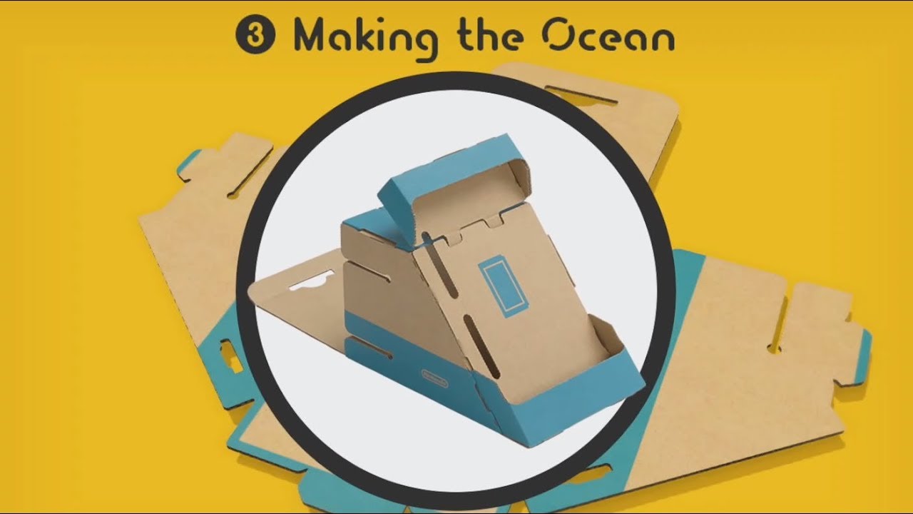 Making the Toy-Con Fishing Rod ~ 3/5 Making the Ocean - LABO 01 VARIETY ...