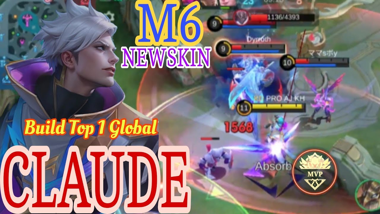 15Kills !! Challenge's Spark Claude New M6 Skin !! - Build Top 1 Global ...