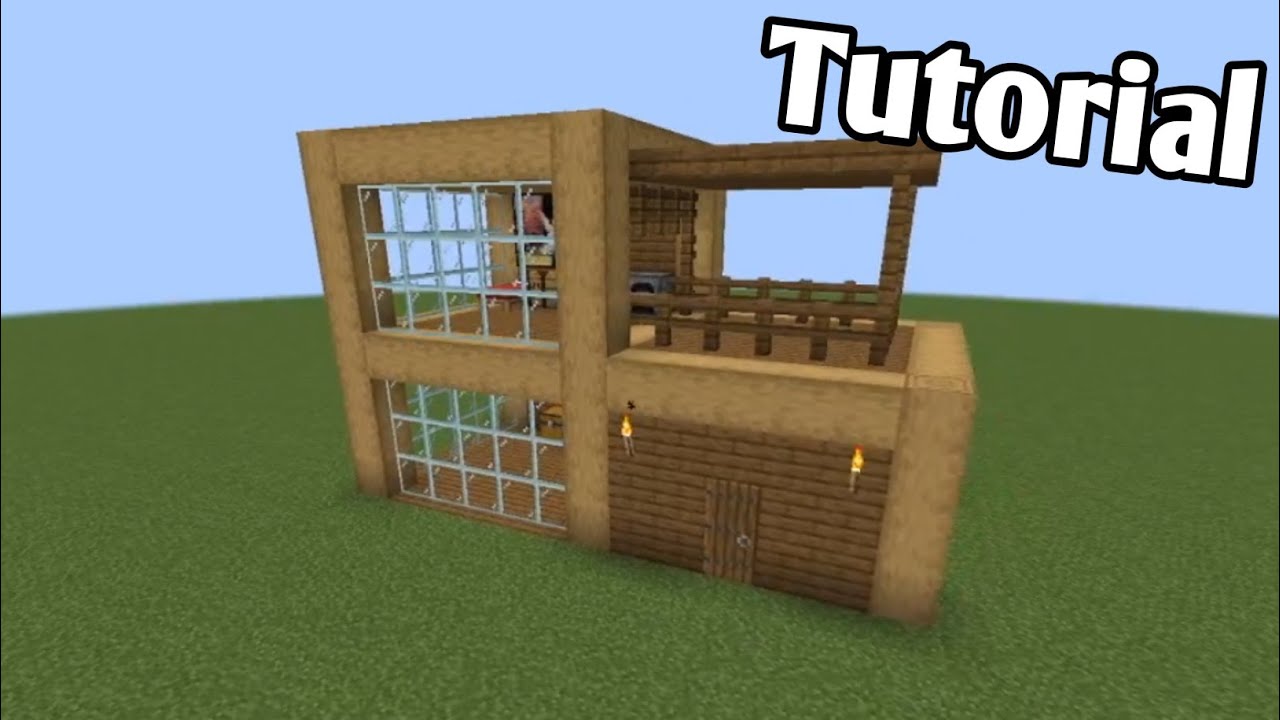 Minecraft: How To Build a Small Modern House Tutorial (Easy) - YouTube