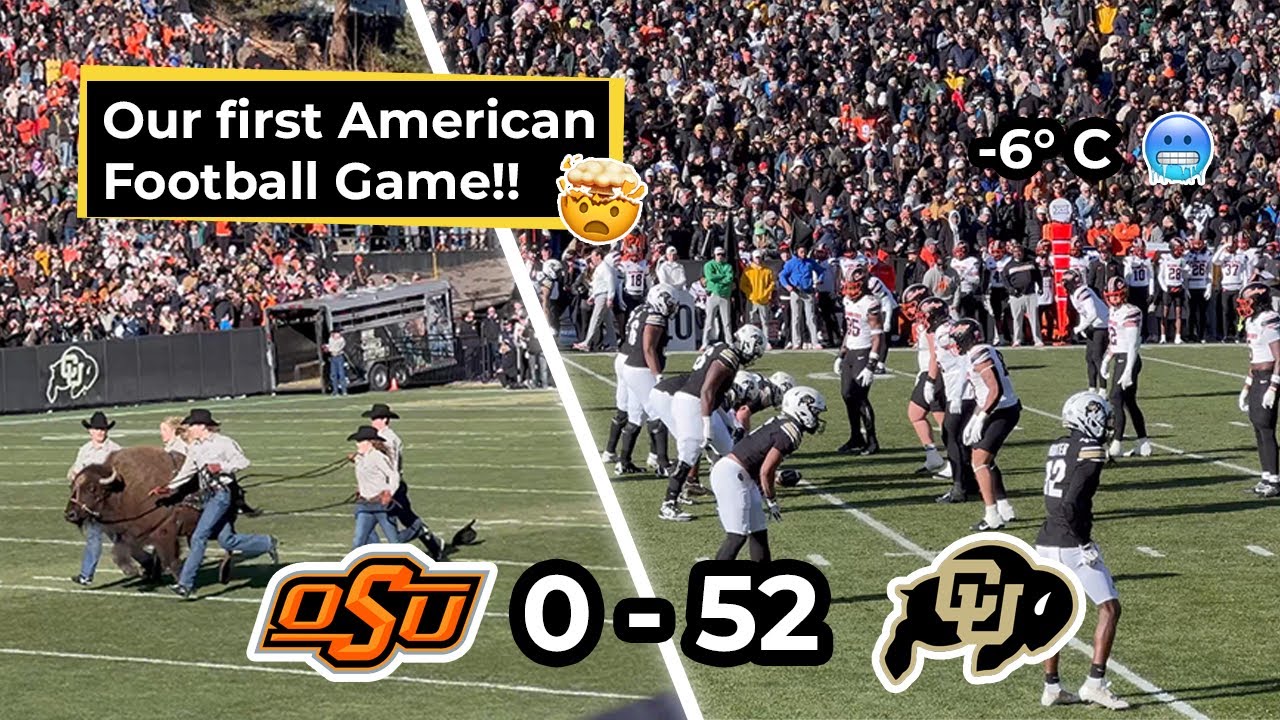 OUR FIRST CU BOULDER GAME EXPERIENCE | We Almost Froze! - YouTube