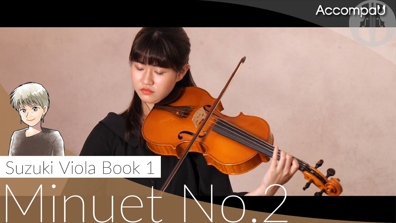 Minuet No.2 | J.S.Bach | Suzuki Viola Book 1 【Recital Version】 - YouTube