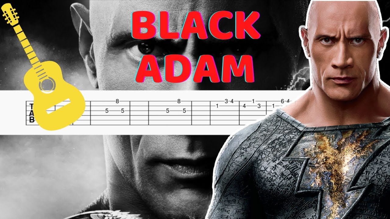 Black Adam - Main Theme Guitar TAB/Tutorial - YouTube