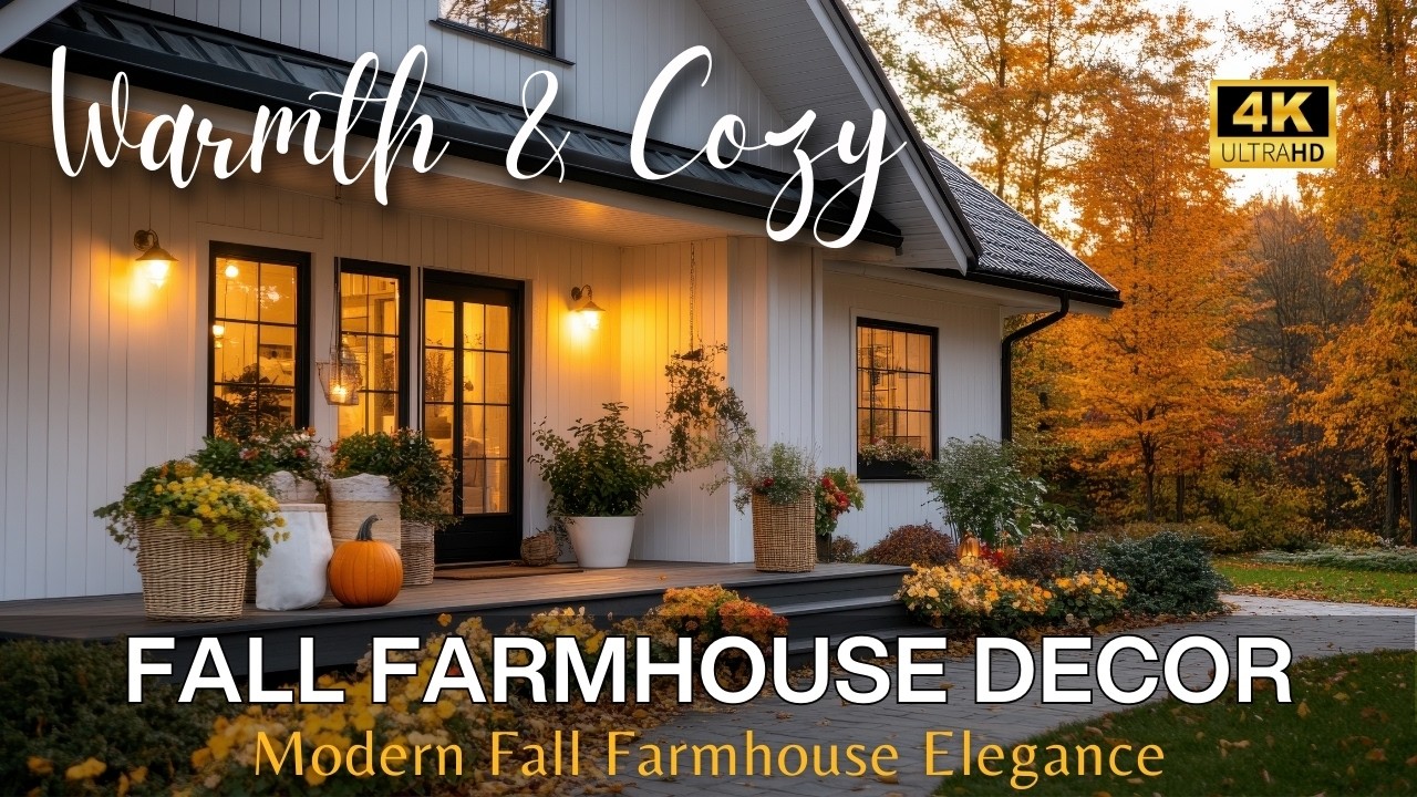 Fall into Modern Farmhouse Elegance with Cozy Natural Touches - YouTube