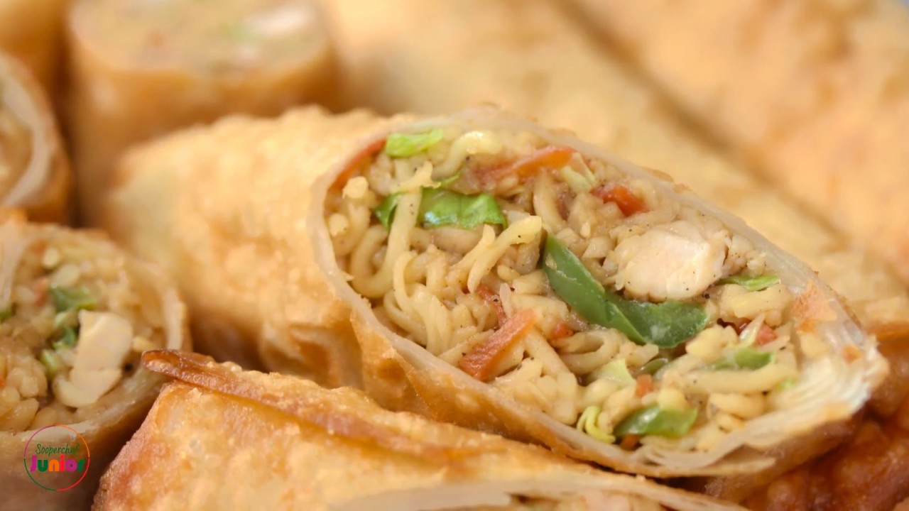 Chicken Noodle Roll Recipe by SooperChef Junior - YouTube