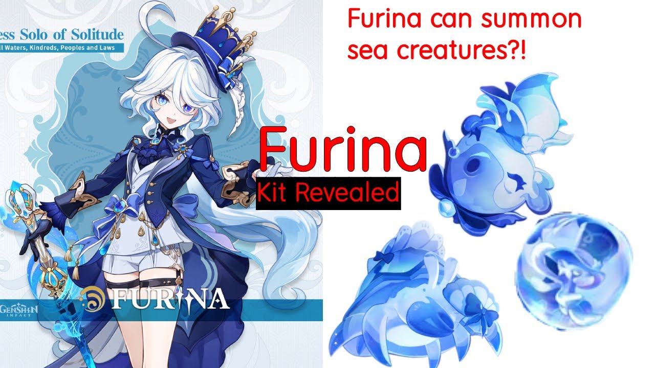 Genshin Impact : Furina Summon Sea Creatures?!?! | Overview of Furina ...