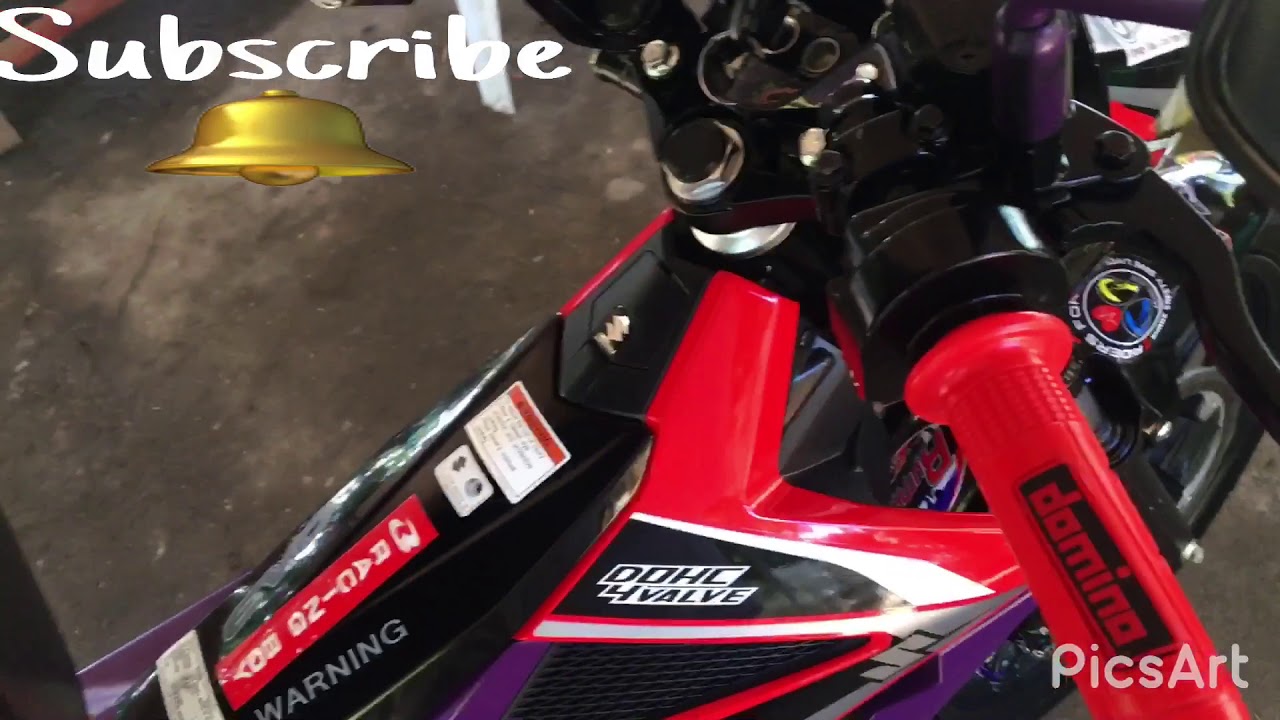 R150 FI Setup Nob1 Titan Series Muffler(REED and BreezyRider) - YouTube