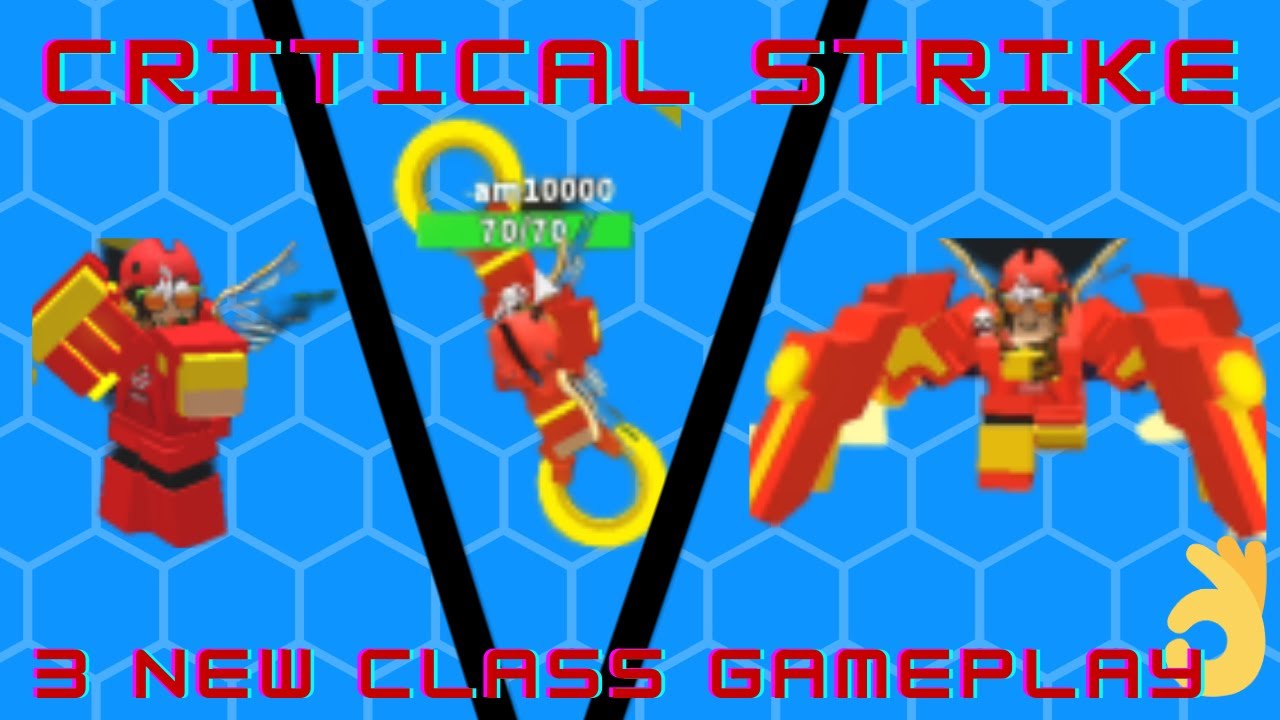 The 3 New Class Gameplay | Roblox Critical Strike ( Dancer,Charger ...
