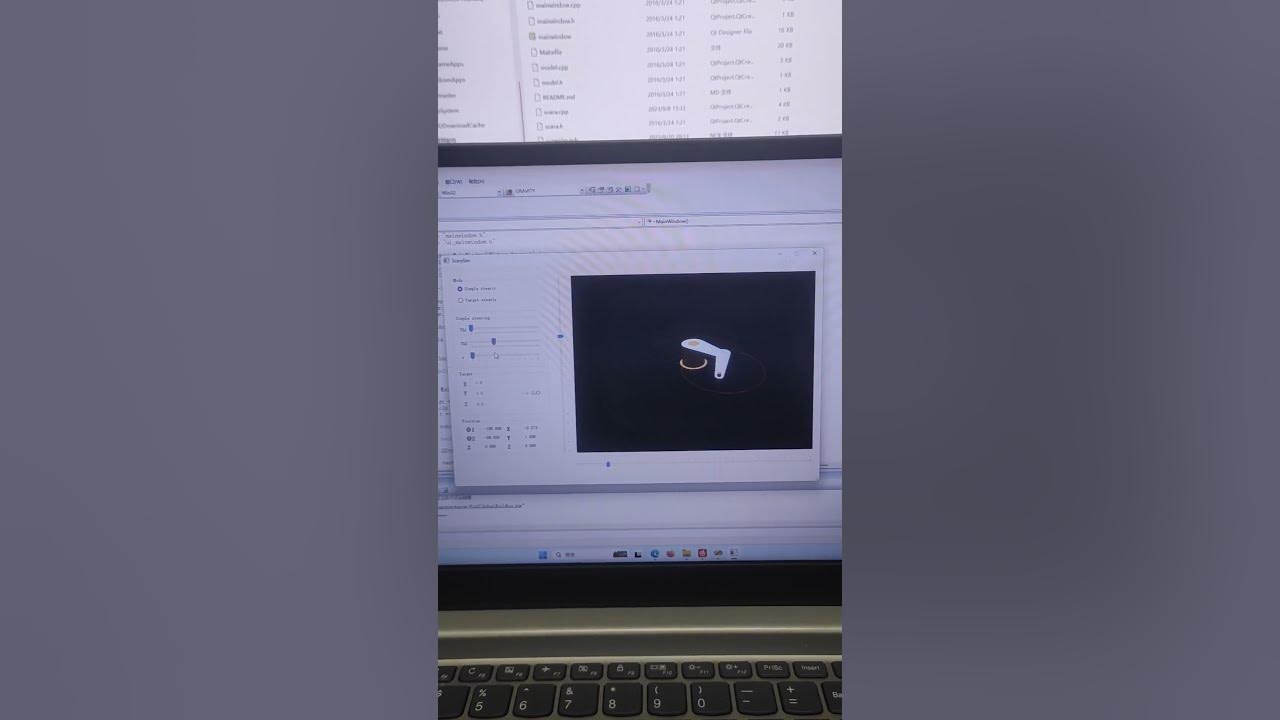 Qt+OpenGL robotic arm #opengl - YouTube