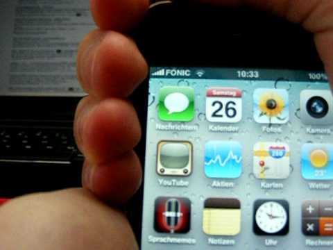 iPhone 4g antenna compare with 3gs - YouTube