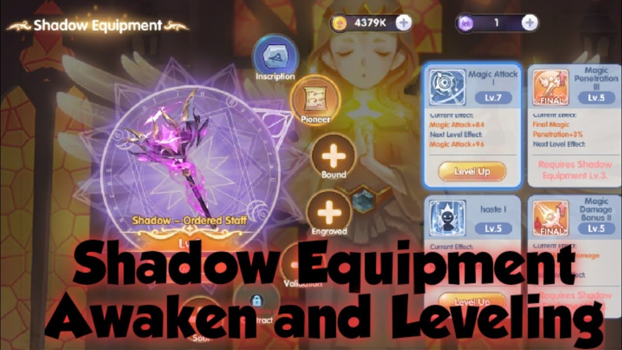 ROX-High Wizard Shadow Equipment Awakening and Leveling - YouTube