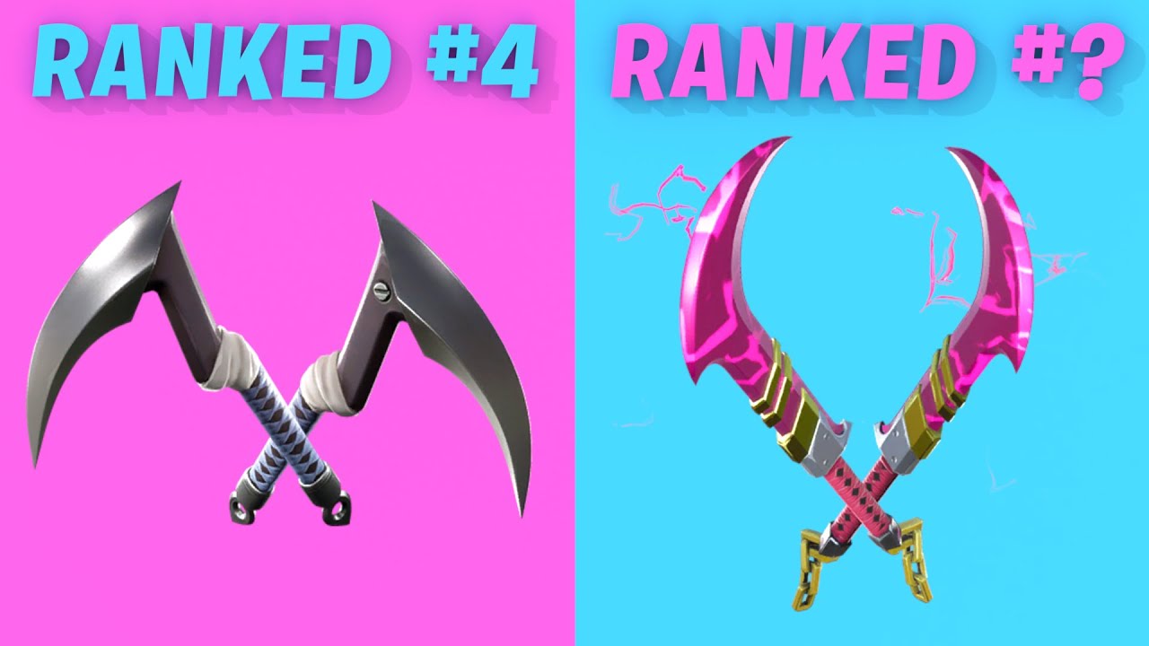 Ranking all dual pickaxes in Fortnite - YouTube