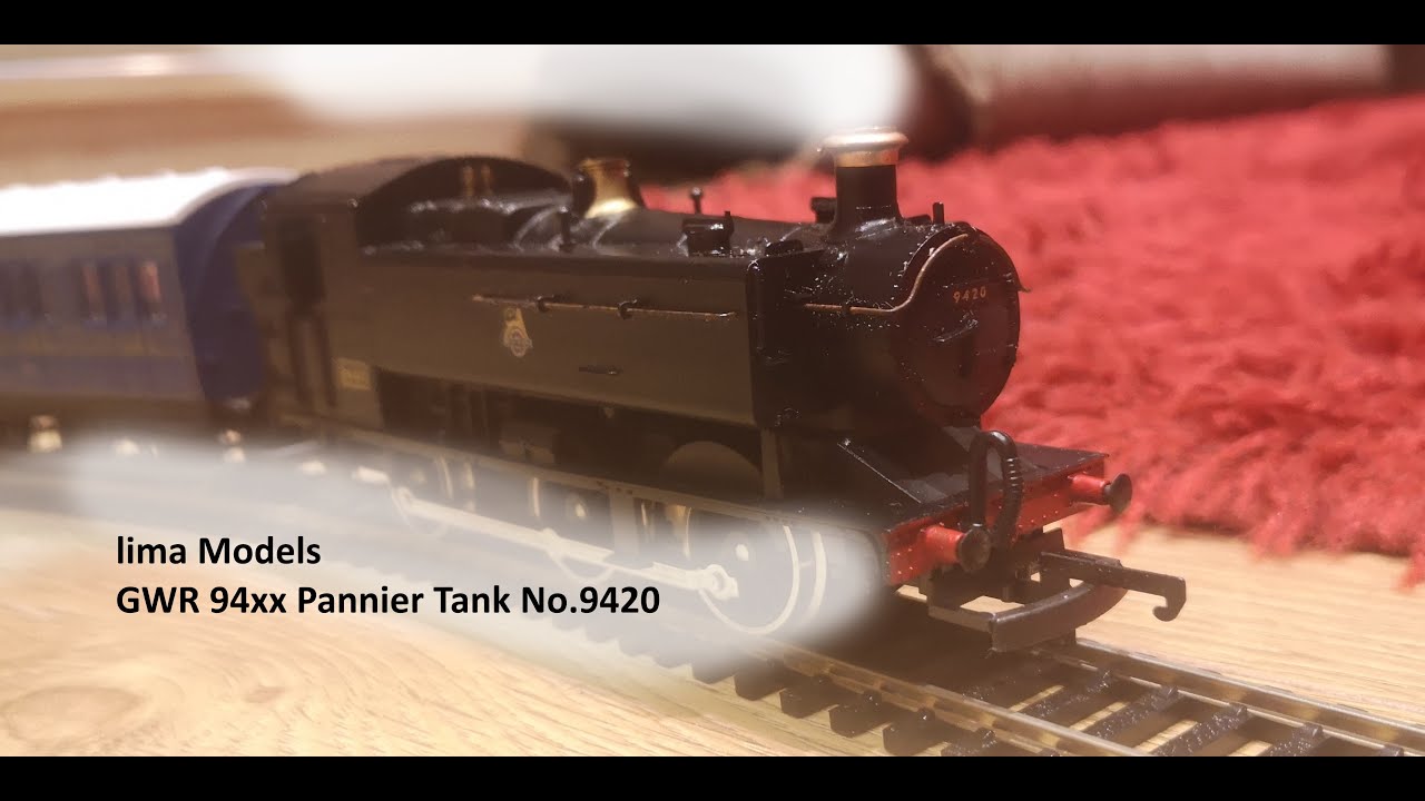 My review of the Lima Models GWR 94xx Pannier Tank No.9420 - YouTube