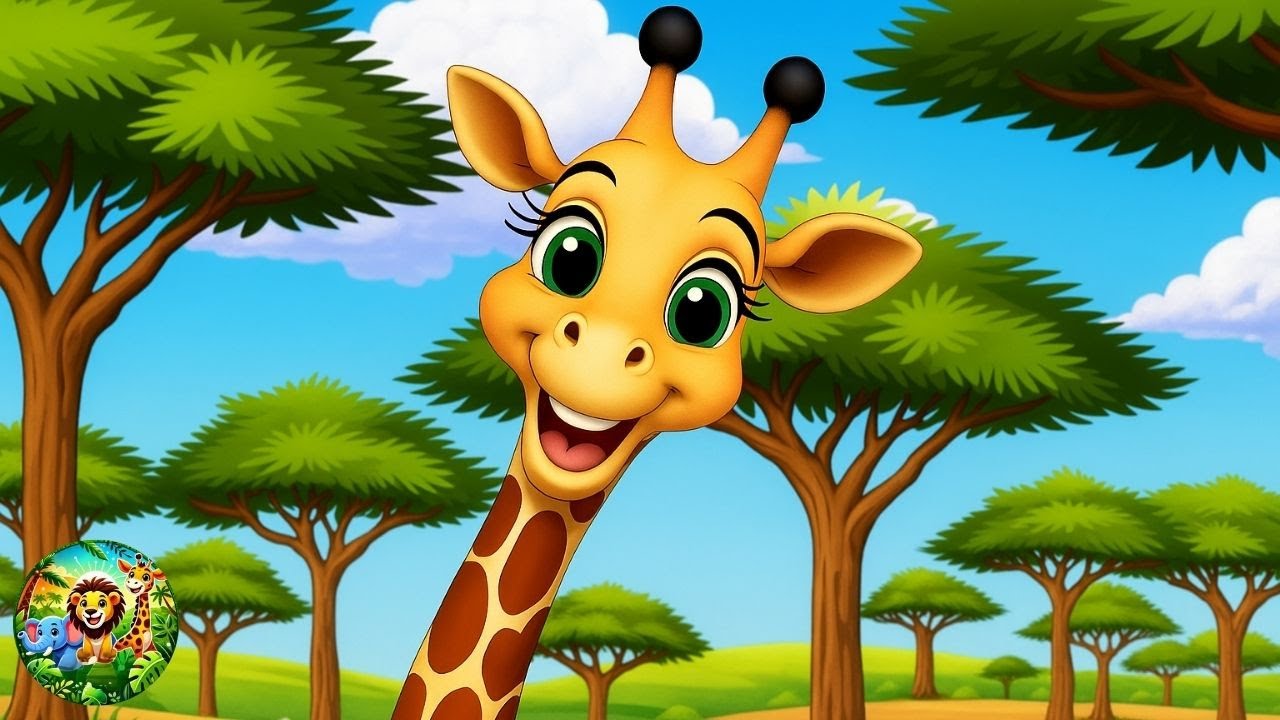 DANCING GIRAFFE SONG 🦒 Fun Safari Dance for Kids | Safari Family - YouTube
