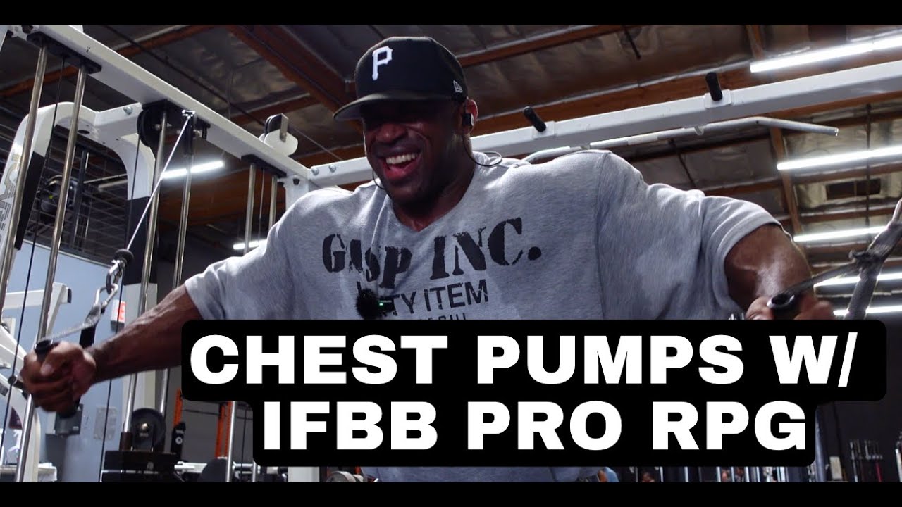 Inside Bodybuilding Pro RPG's Chest + Tricep Day (PART 1) - YouTube