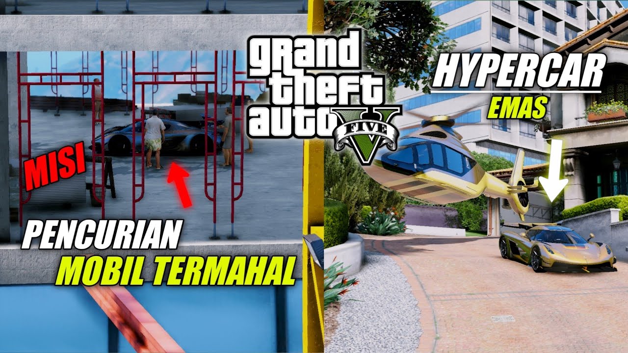 MISI EPIC MENCURI MOBIL HYPERCAR LANGKA | DILAPISI EMAS DAN DI JAGA ...