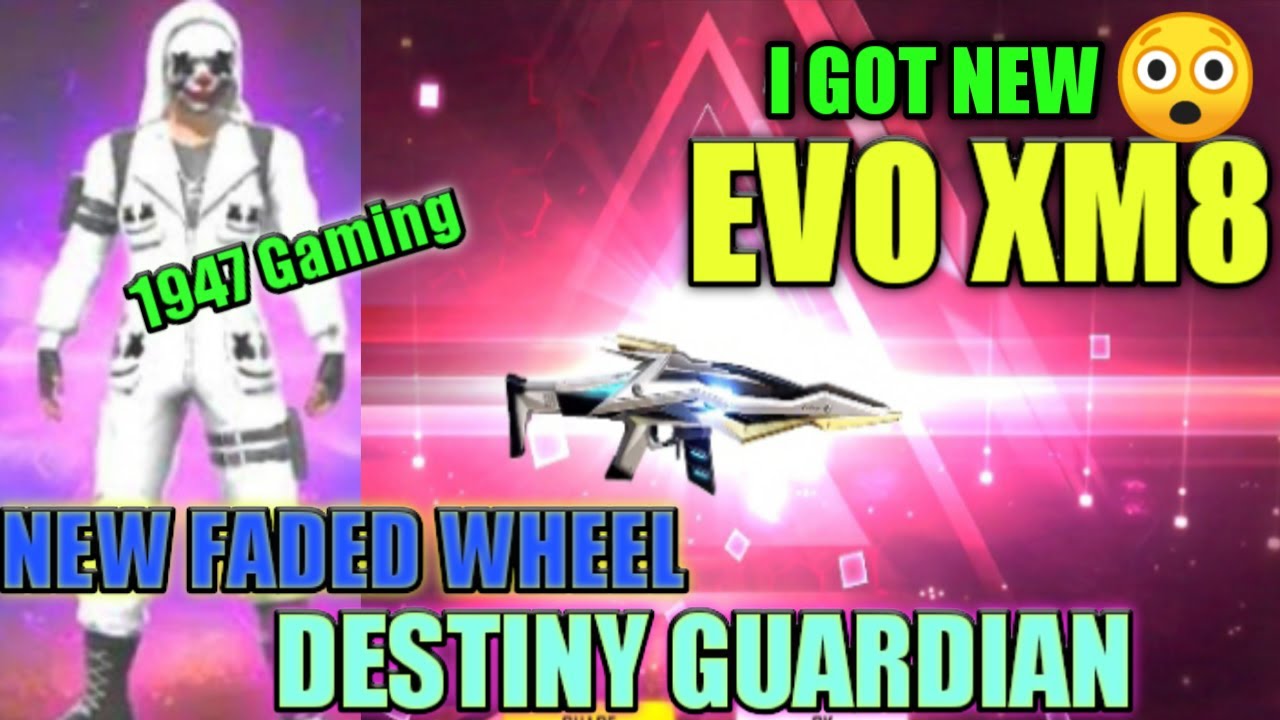 I GOT NEW EVO XM8 IN FREE FIRE | NEW FADED WHEEL EVENT | DESTINY ...