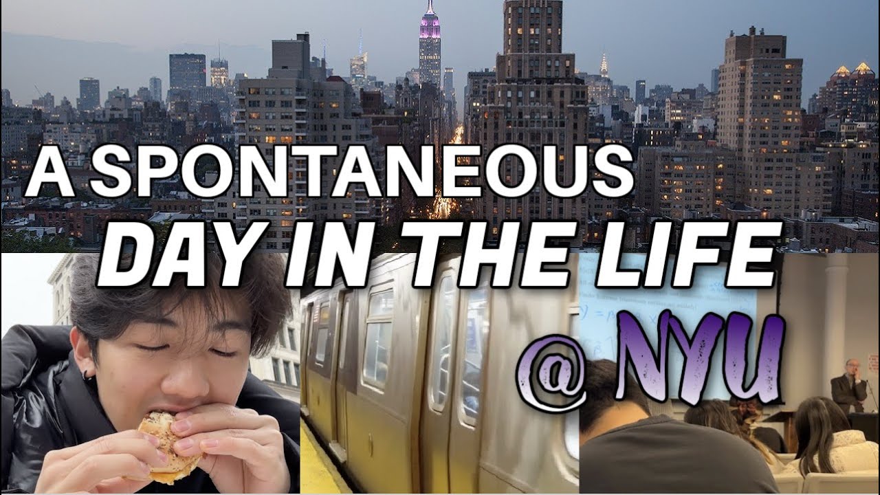 a SPONTANEOUS day in the life of an NYU student - YouTube
