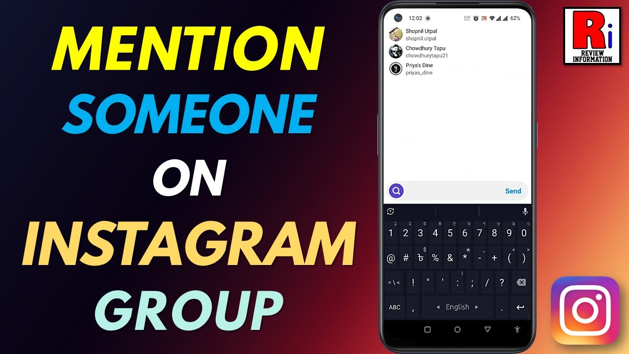 How To Mention Someone On Instagram Group Chat YouTube How To Mention Someone On Instagram Group Chat YouTube