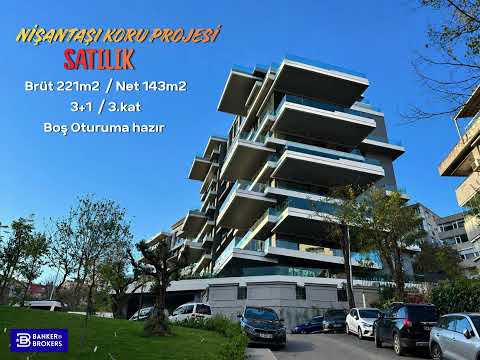 NİŞANTAŞI KORU PROJESİ'NDE OTURUMA HAZIR 3+1 LÜKS DAİRE