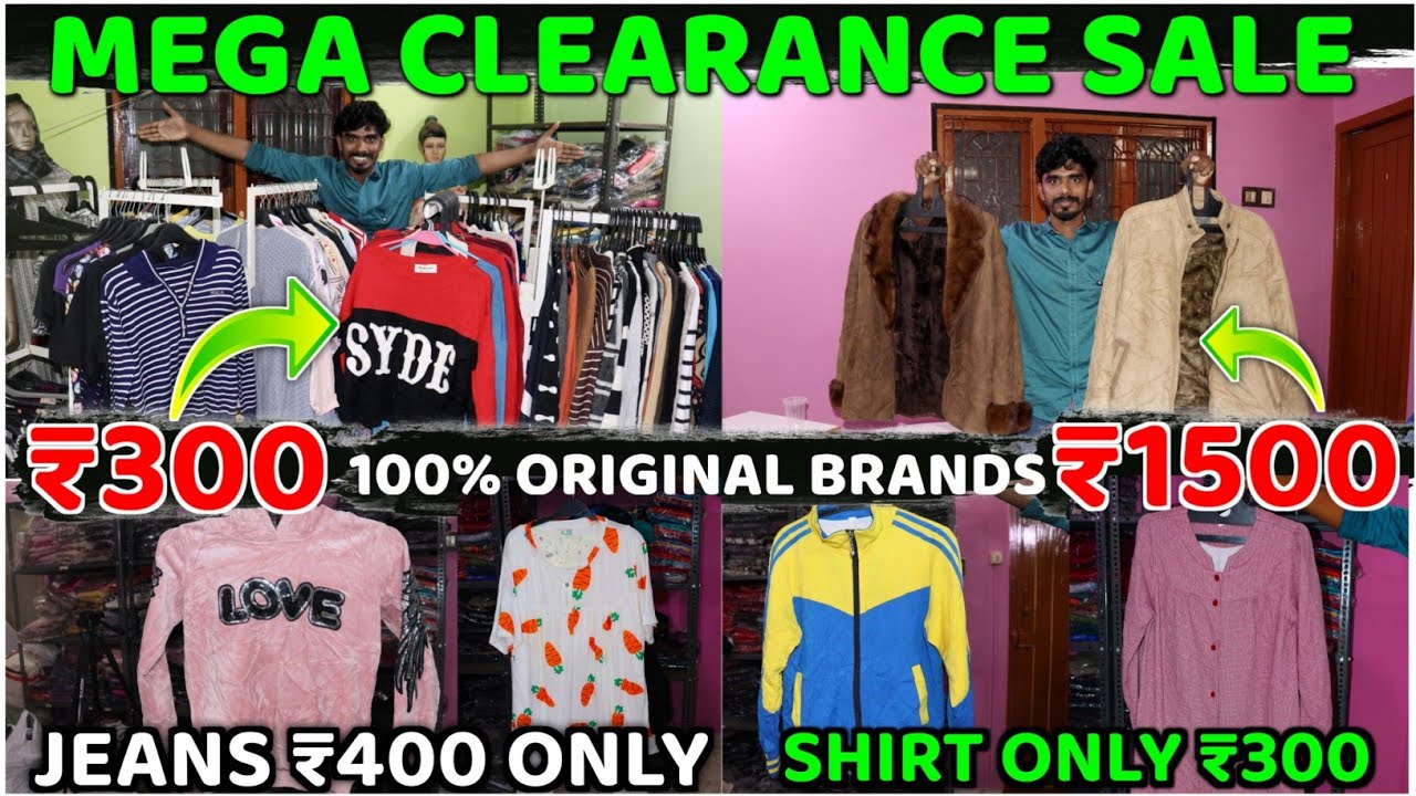Branded Surplus Clothes MEGA CLEARANCE SALE in Chennai | 100% Original ...
