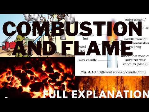 Combustion and Flame | Science | Class 8 | Chapter 4 | Full explanation ...