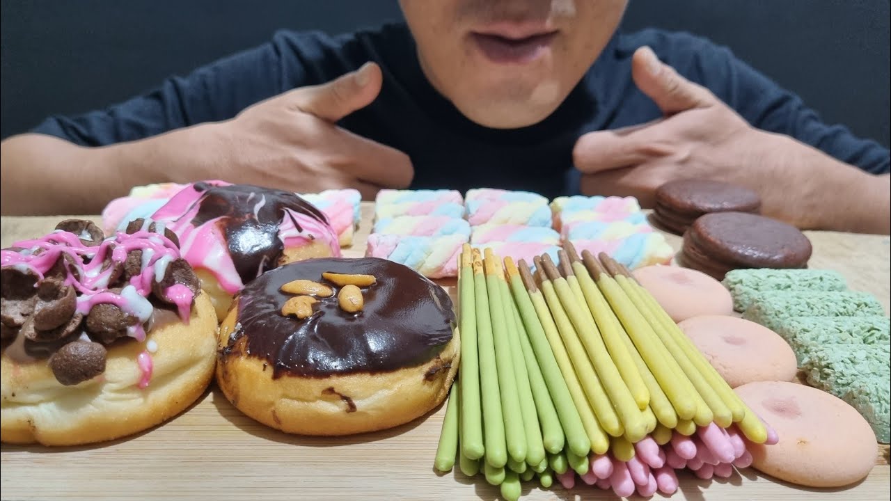 asmr cemilan warna-warni l asmr indonesia - YouTube