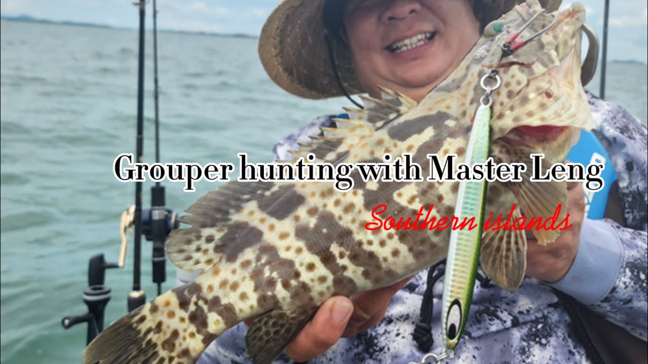 Jetski grouper hunting with Master Leng - YouTube