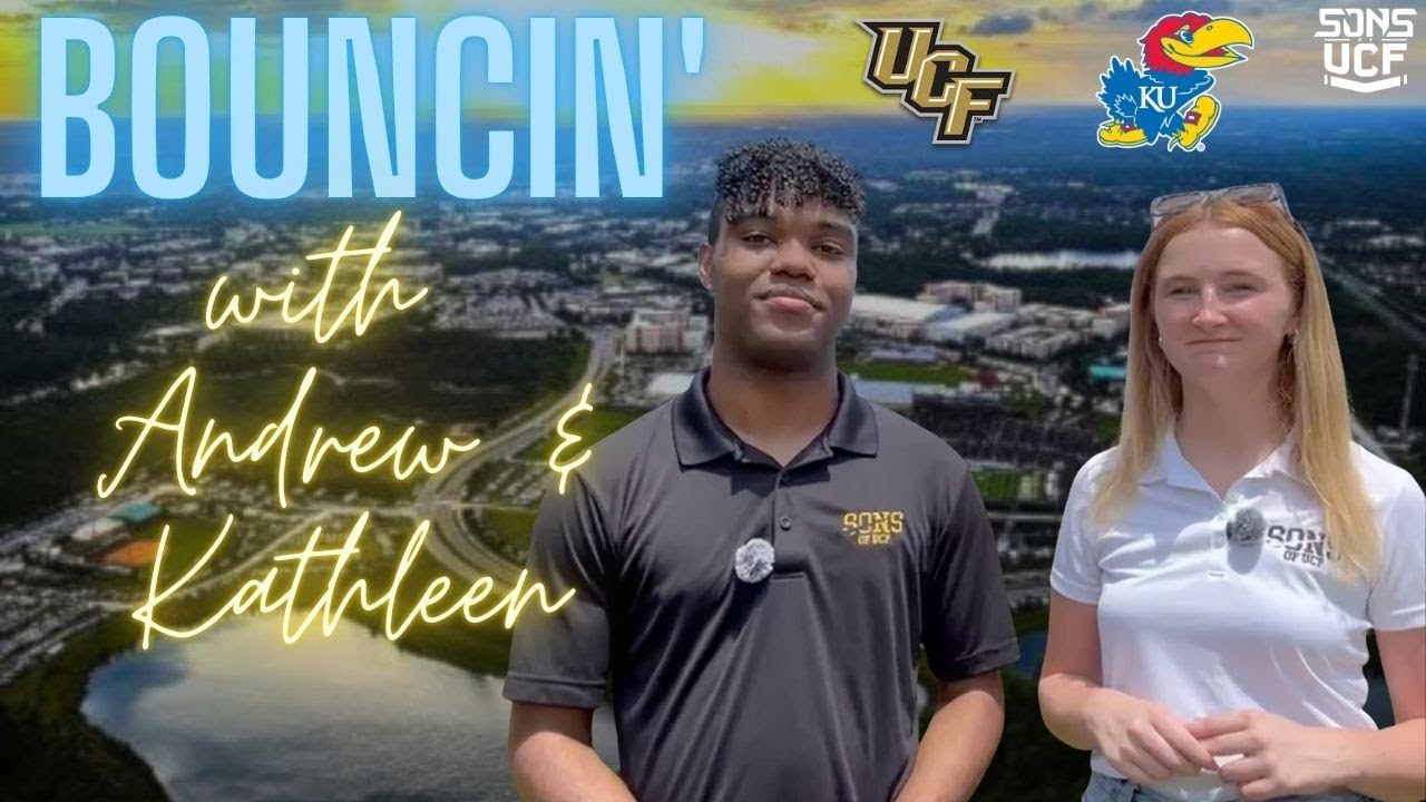 UCF Football vs Kansas: Bouncin through the crowd - YouTube