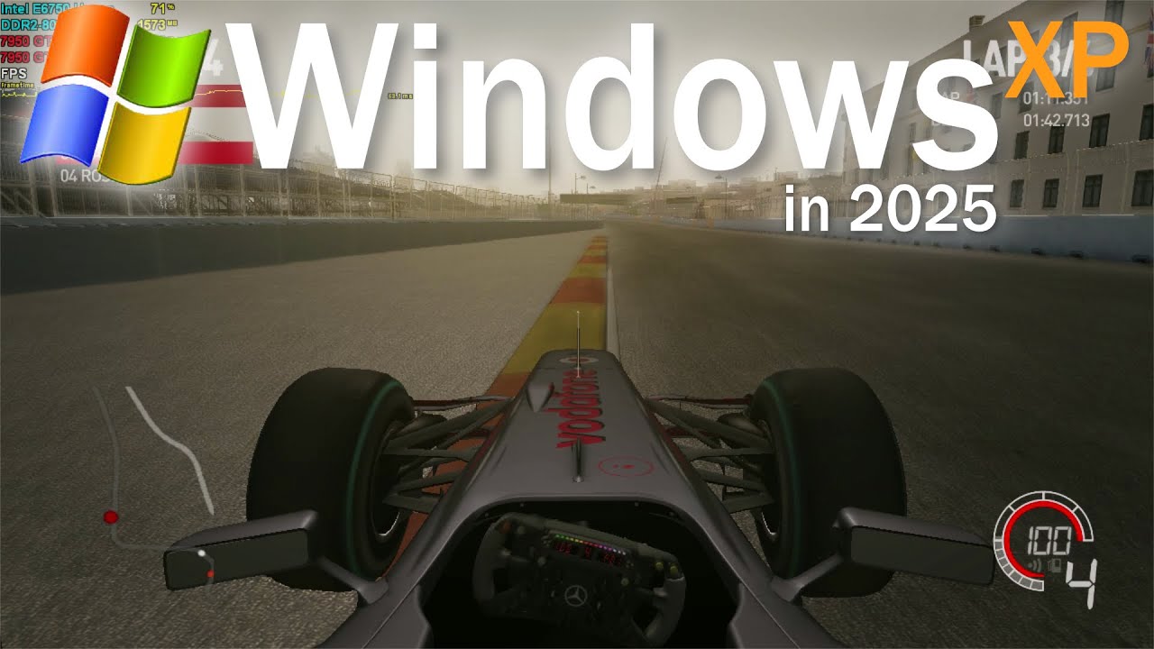 Windows XP Gameplay: F1 2010 - YouTube
