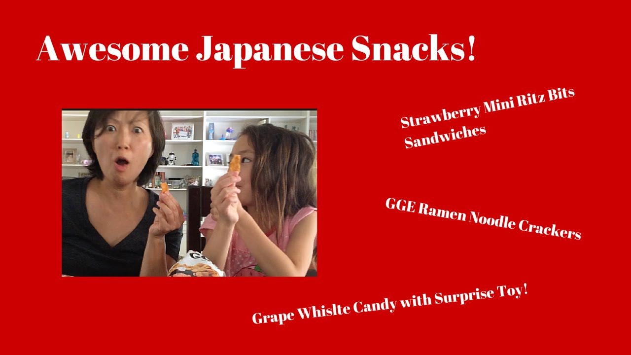 FoodMania Review: Japanese Ramen Crackers, Ritz Bits & Whistle Candy ...