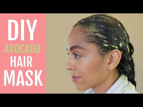 DIY: AVOCADO HAIR MASK | DISCOCURLSTV