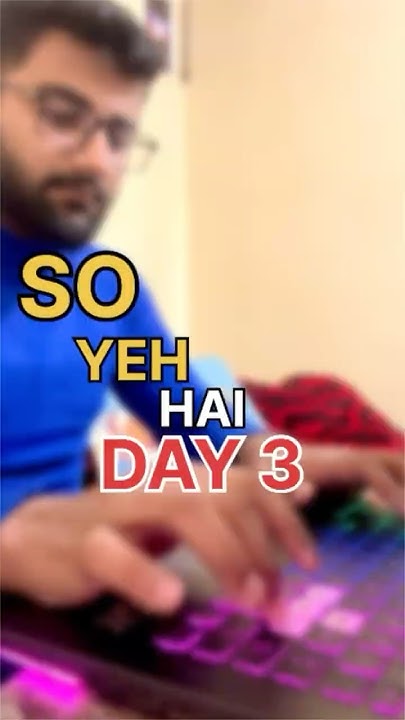 DAY 3/100 days of code #100dayschallenge #coding #bca #programming #student - YouTube