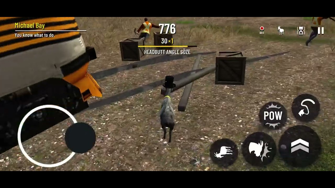 Goat Simulator Train Crash Goat Hit Angel Söze 2 Builders Get Run - YouTube