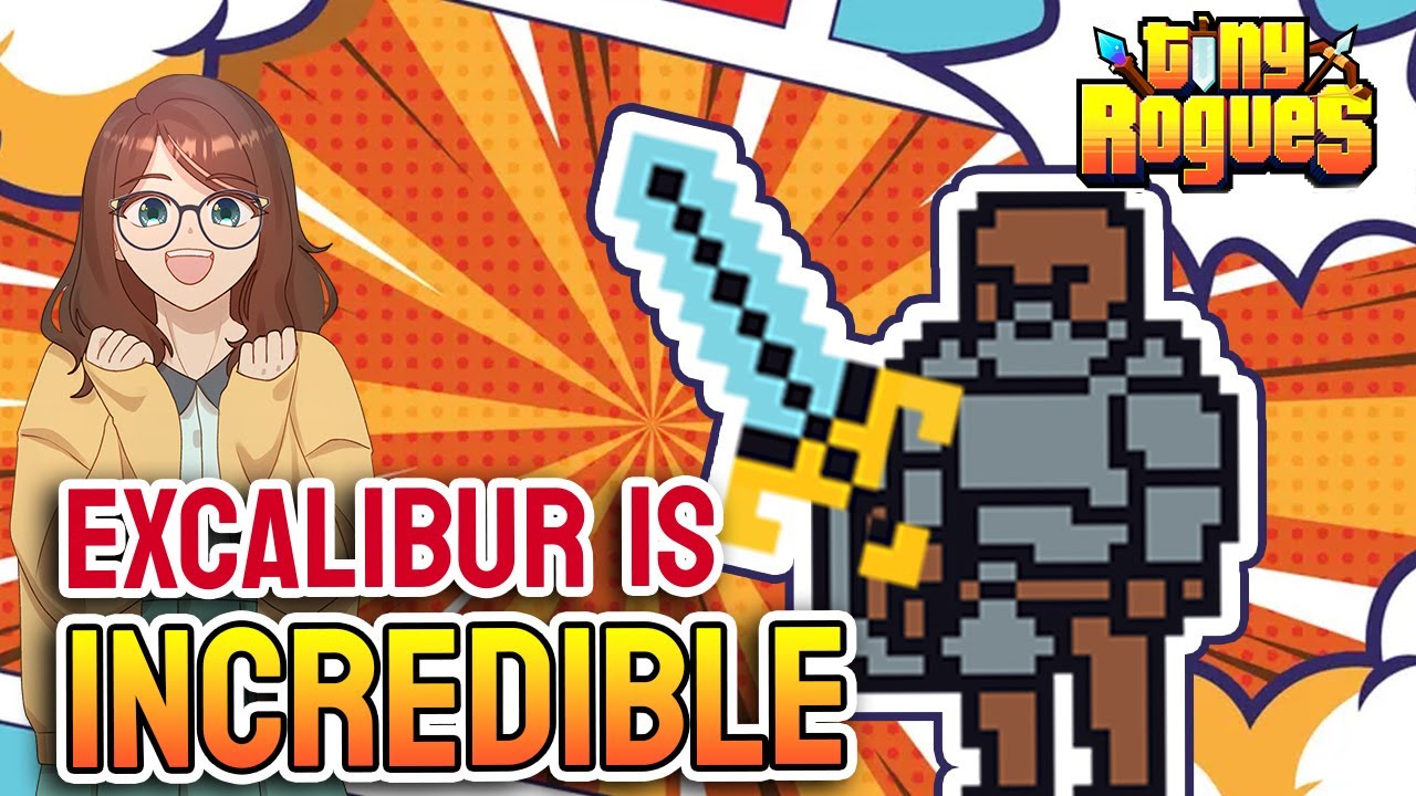 Tiny Rogues Excalibur incredible build For Beginners - YouTube
