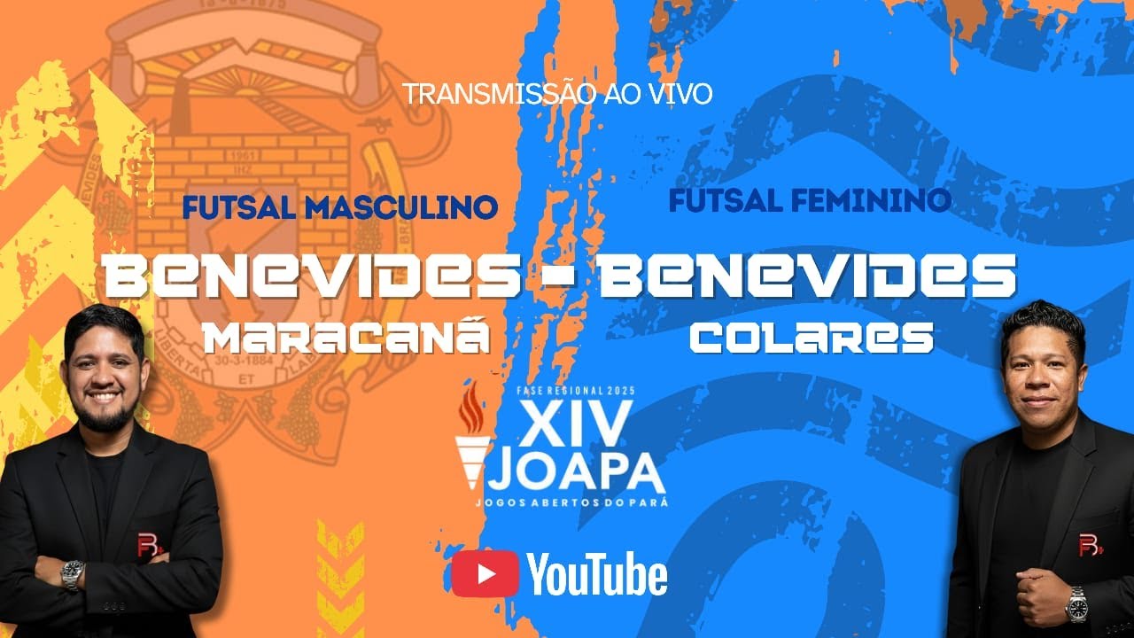 #JOAPA2025 - BENEVIDES vs MARACANÃ (MASC) - BENEVIDES vs COLARES (FEM ...