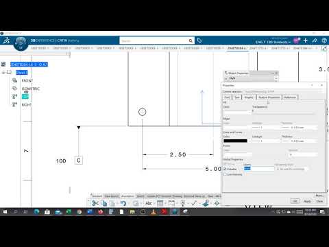 Adding flag notes to a drawing EvCC ATA CAD CATIA 3D Experience - YouTube